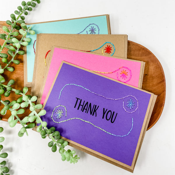 Thank You Scroll Greeting Cards – Rosies Boutique Haiti